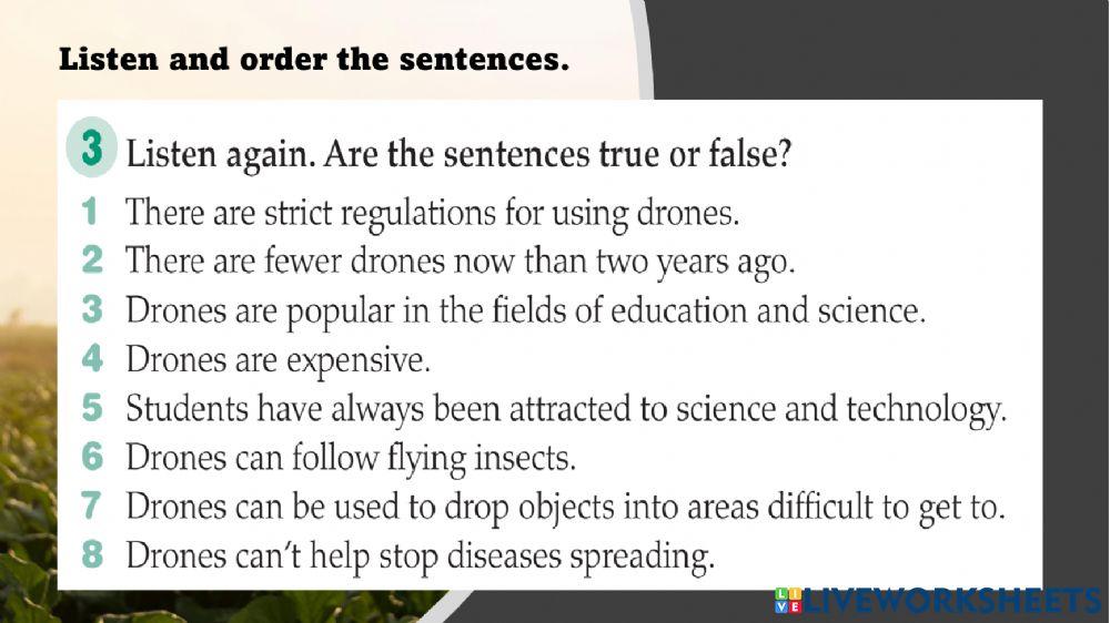 Drones | Free Interactive Worksheets | 2197307