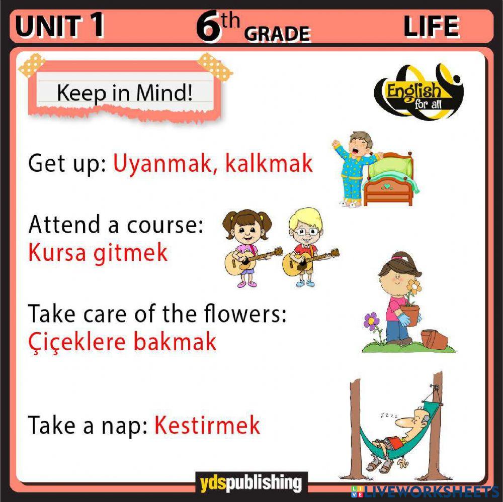 2197445 | Unit 2 words | Ceyda ÇELİK | LiveWorksheets