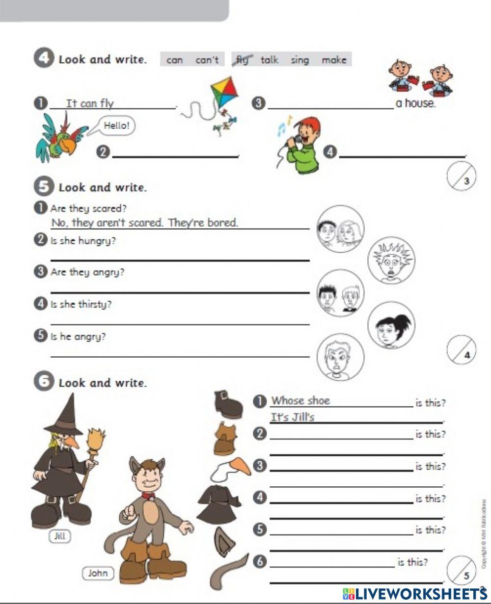 Smart Junior 4 Unit 1-2 Test 1 (part 2) worksheet | Live Worksheets
