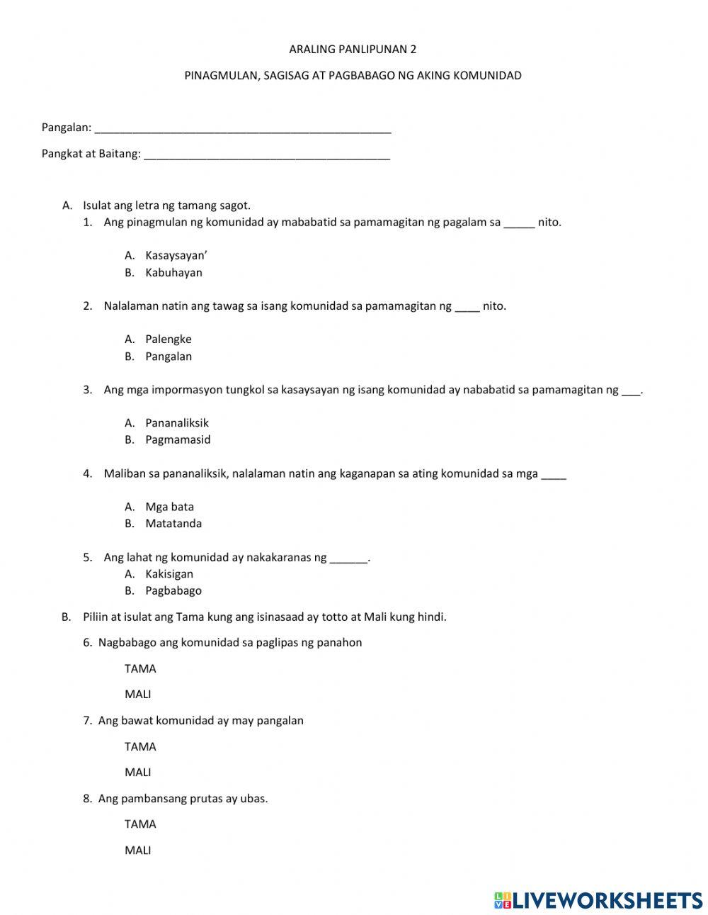 ARALING PANLIPUNAN 2 (FINAL) 2476663 | gemelly regenio