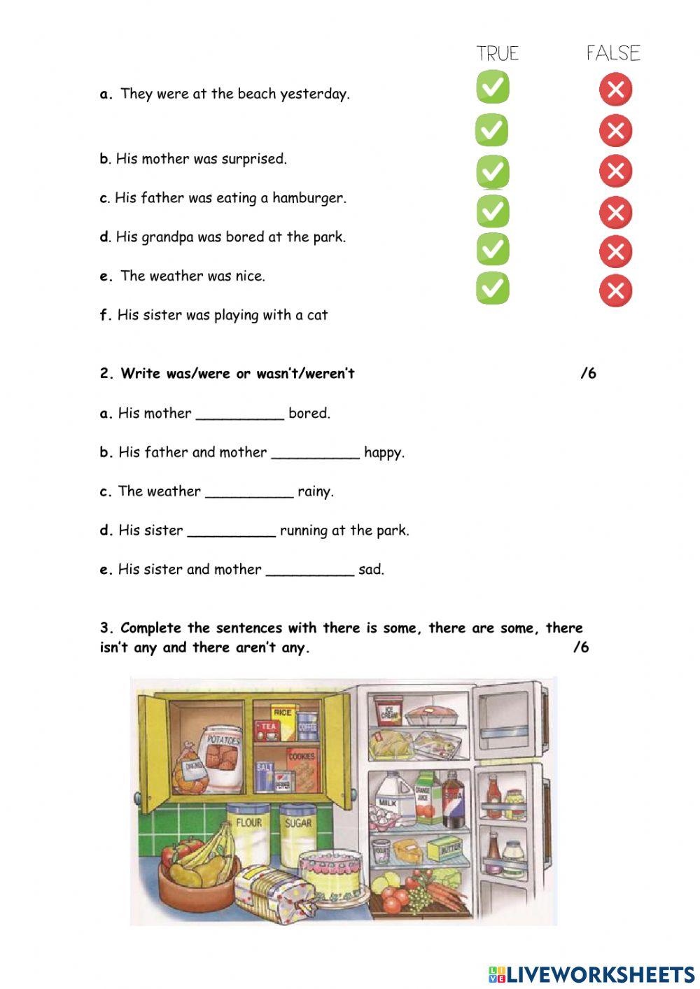 Third grade exam interactive worksheet | Live Worksheets