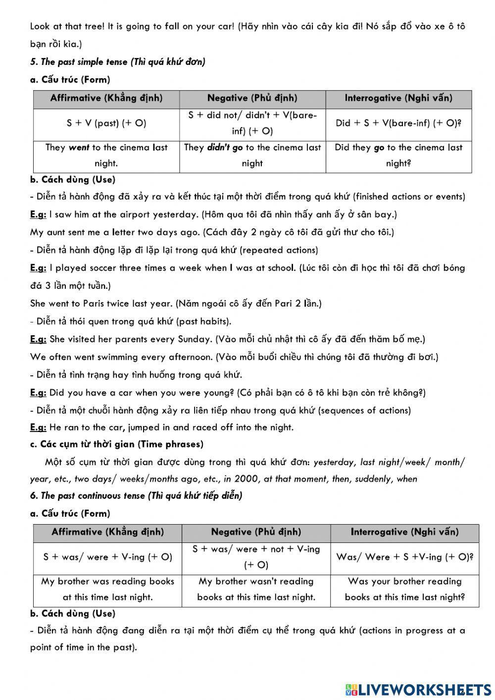 De01-LT worksheet | Live Worksheets