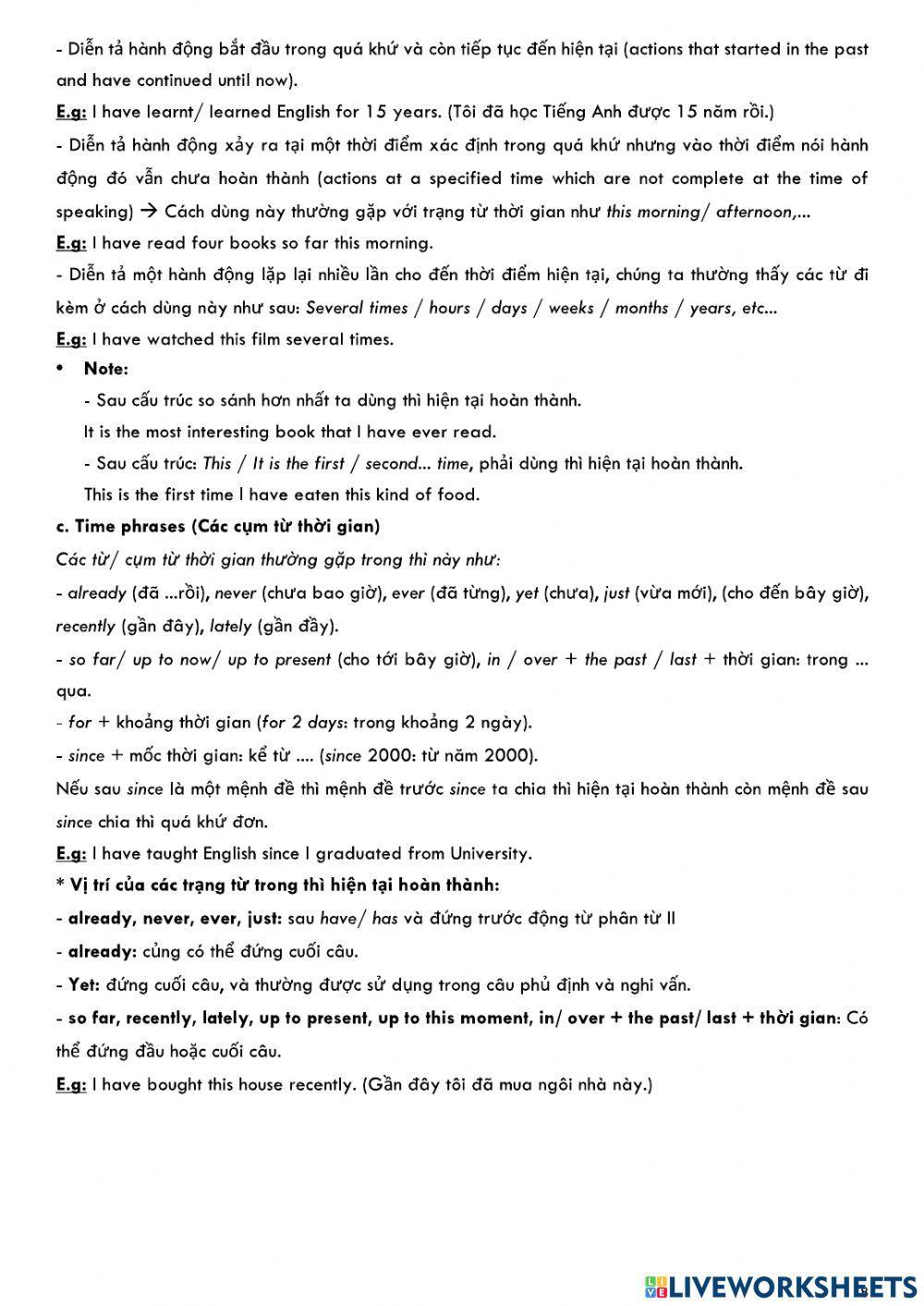 De01-LT worksheet | Live Worksheets