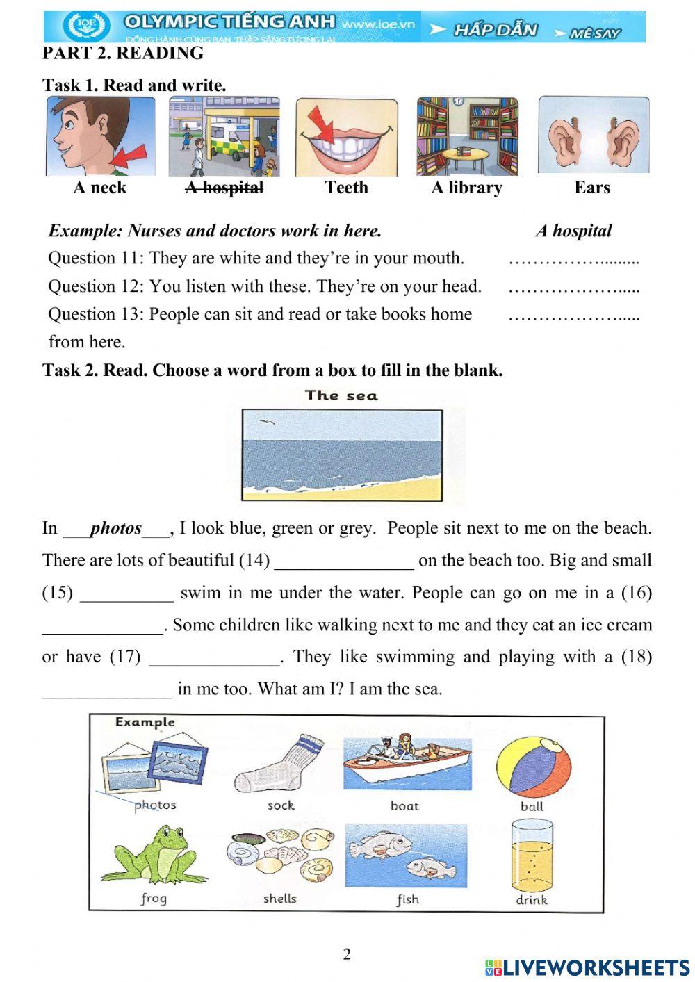IOE Grade 4 interactive worksheet | Live Worksheets