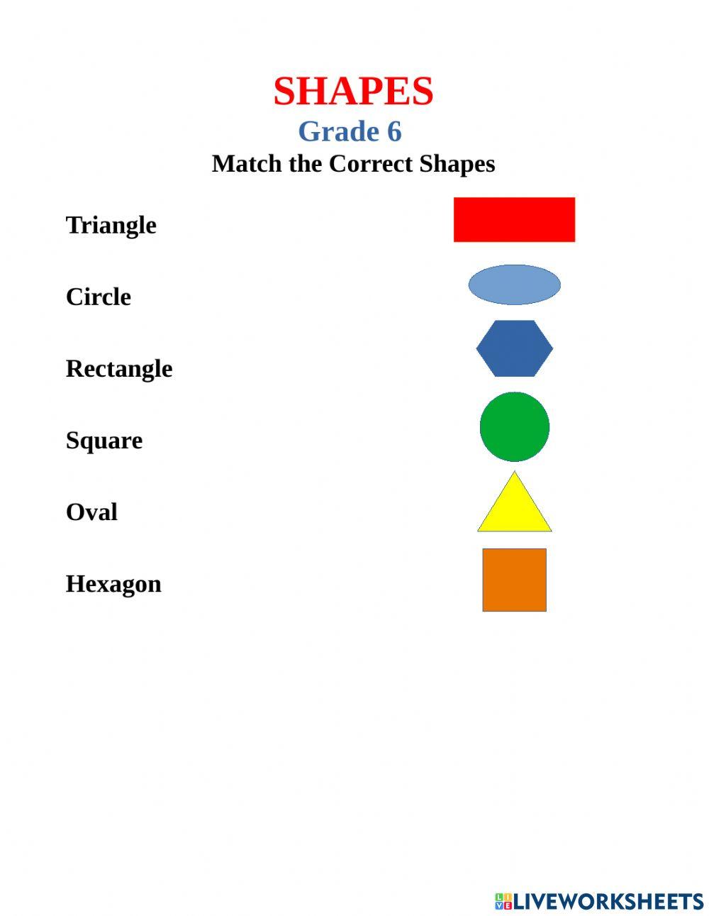 Shape 2210329 | jeewaanuruddika | Live Worksheets