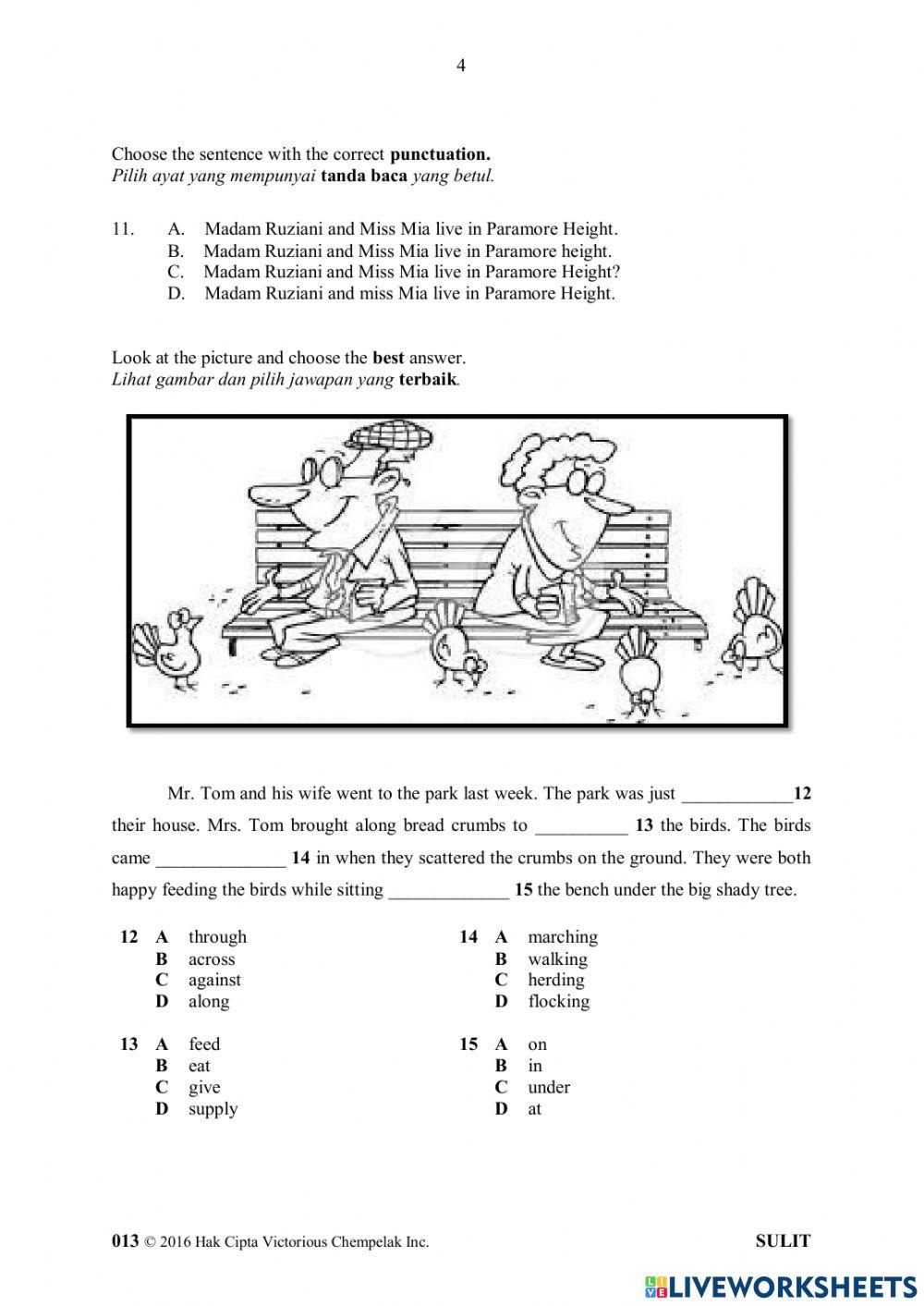 3648123 | Year 5 Exam Set 2 | Mohd Irfan Hasif Nor