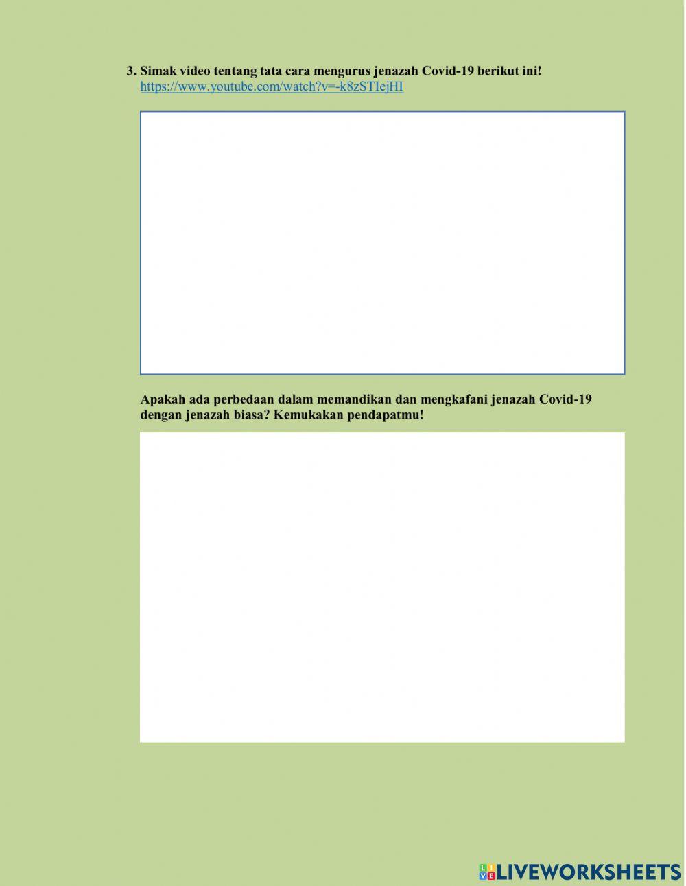 Lkpd pai bp interactive worksheet | Live Worksheets