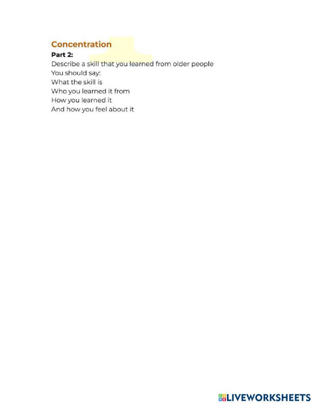 2210508 | Speaking concentration | hagumichan