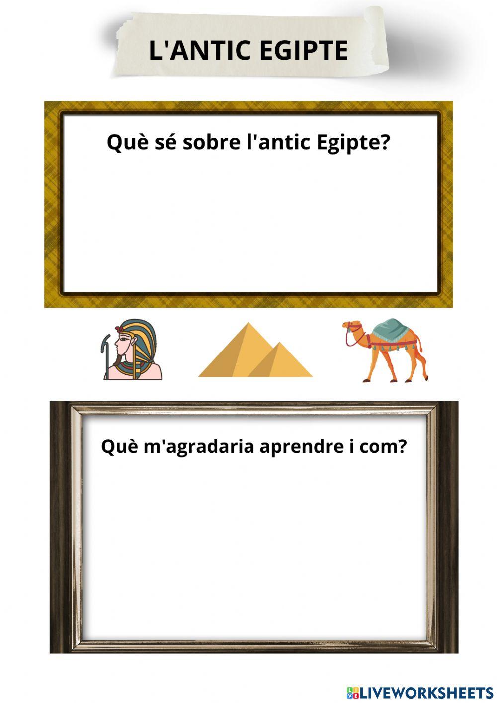 Antic Egipte | M | Live Worksheets