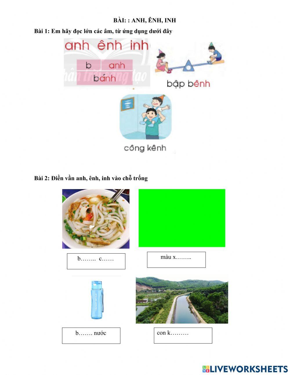 2211261 | Vietnamese | Vo Nguyen Quynh | LiveWorksheets