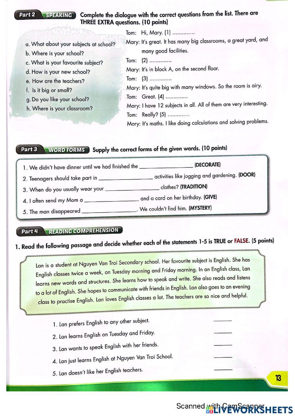 2211756 | Progress test 1 - RO6 Practice test