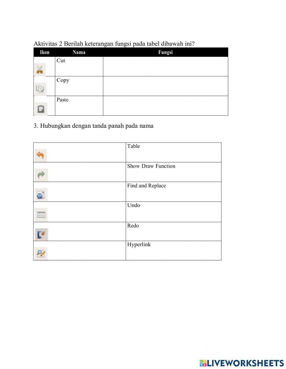 Lks tik | fajar33 | Live Worksheets