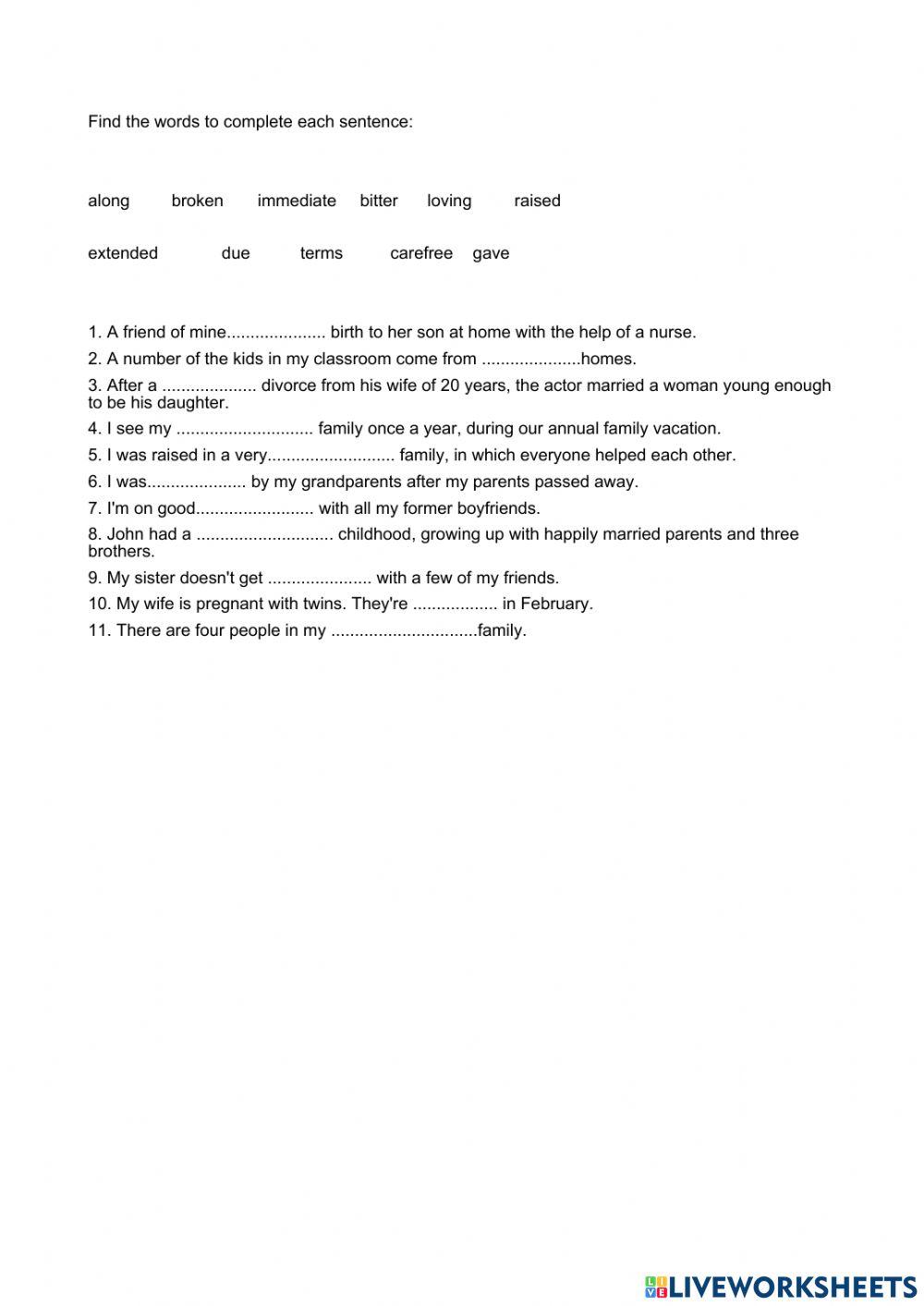 Phrases online pdf activity for Grade8 | Live Worksheets