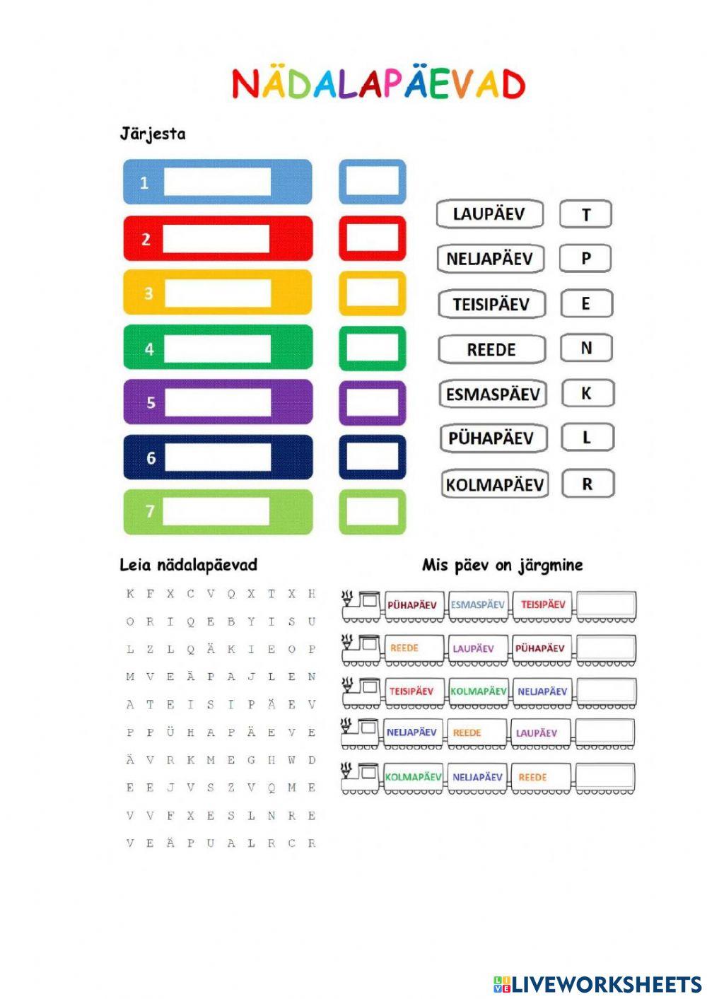 Eesti keele alg… | Free Interactive Worksheets | 6913985