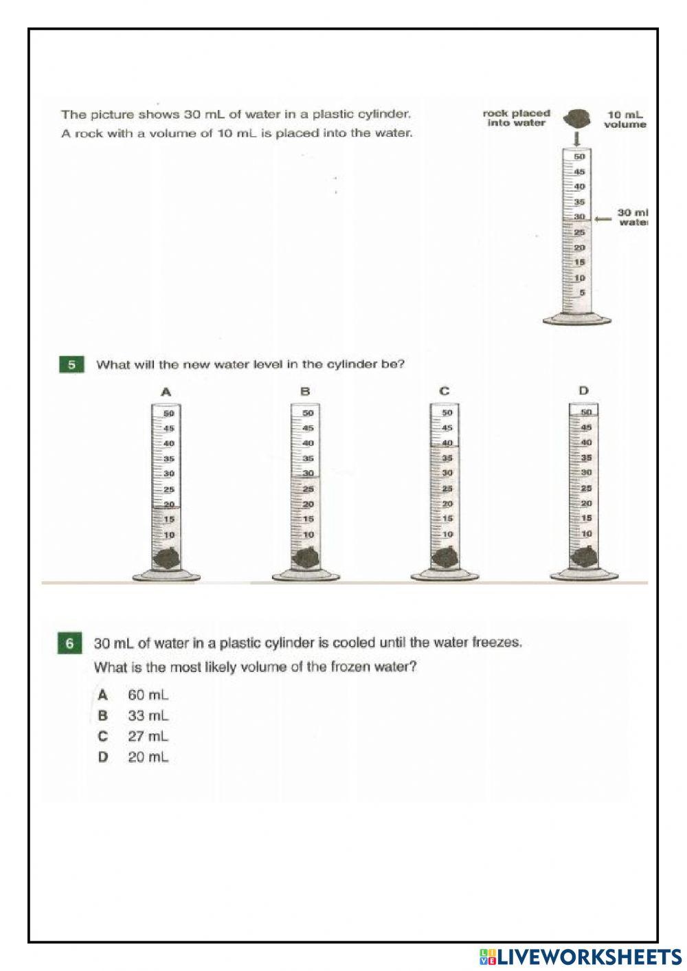ACER PRACTICE SCIENCE online exercise for | Live Worksheets