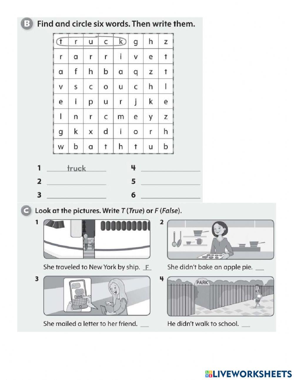 Oxford Discover 2 Unit 6 WB writing, review online exercise for | Live ...