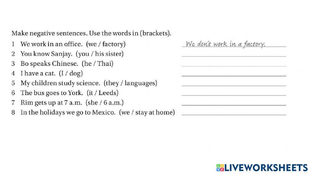 Spending time and present simple negative | Galyamova