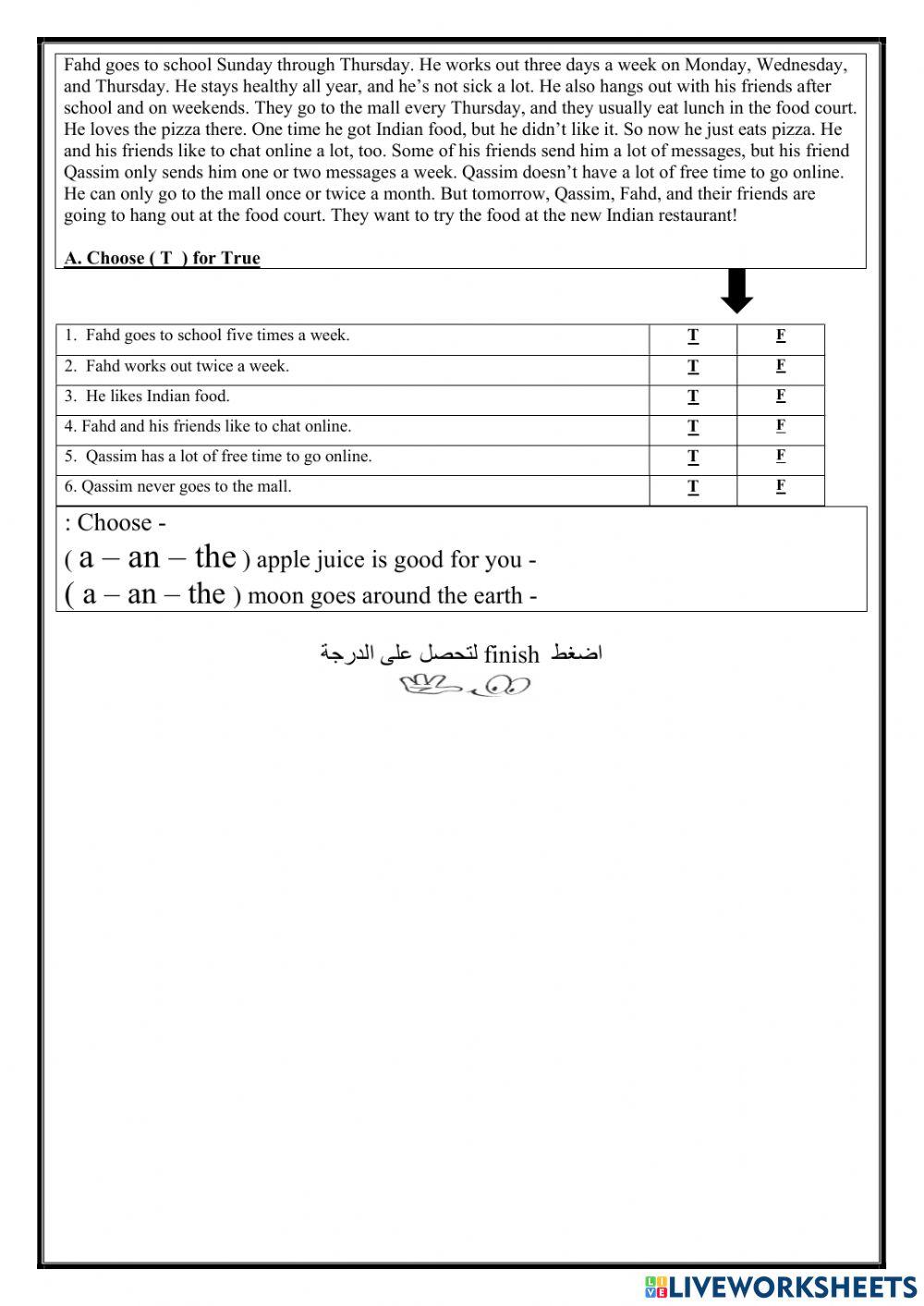 revision Mega goal 2.1 online exercise for | Live Worksheets