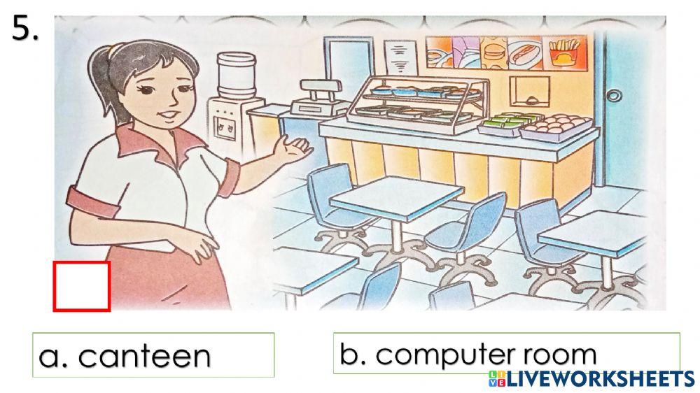 Places in School | Free Interactive Worksheets | 2215322