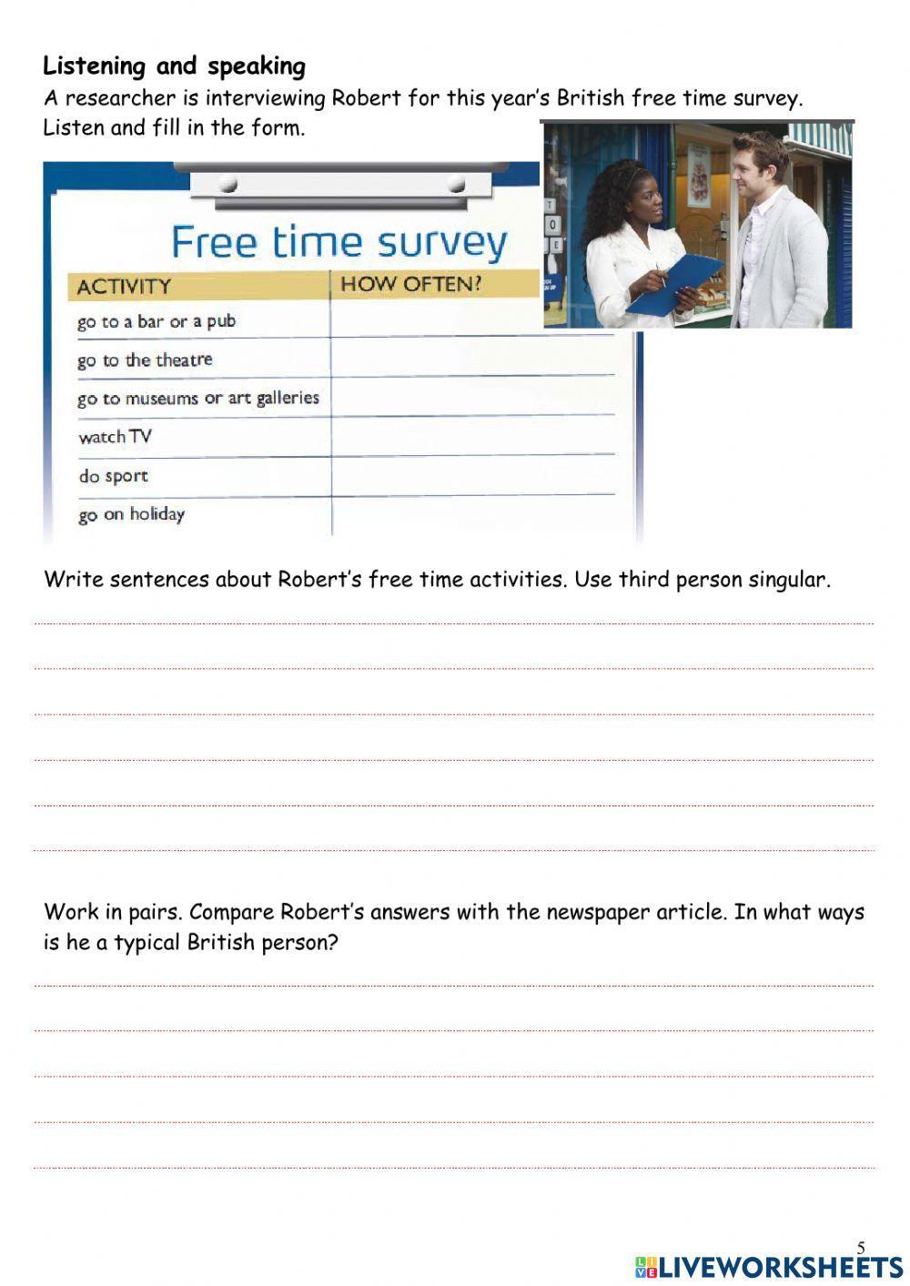 Time off 2217336 | Sonia Carroll | Live Worksheets