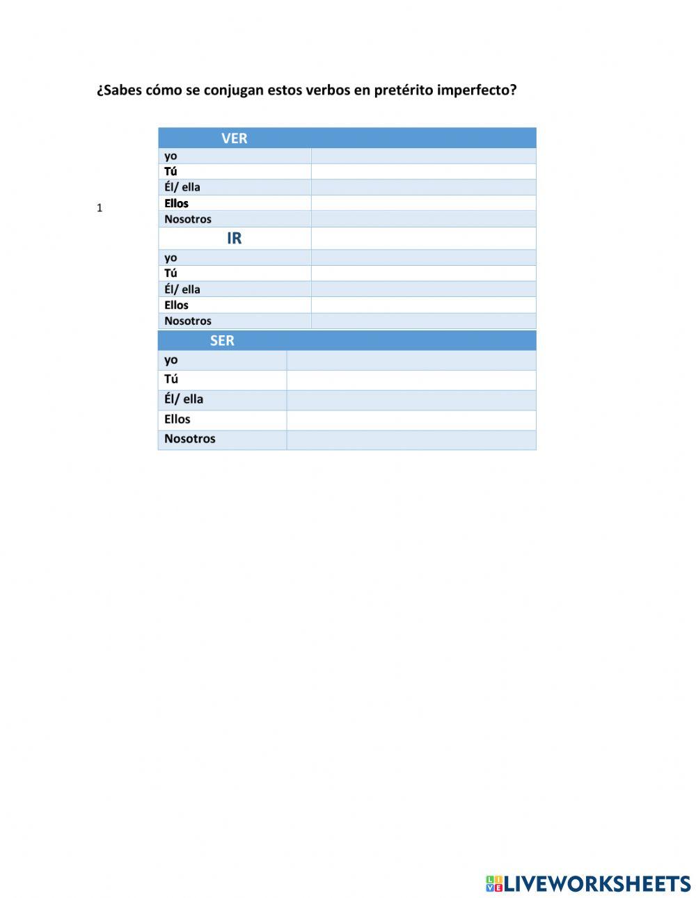 irreguares PIM online exercise for | Live Worksheets