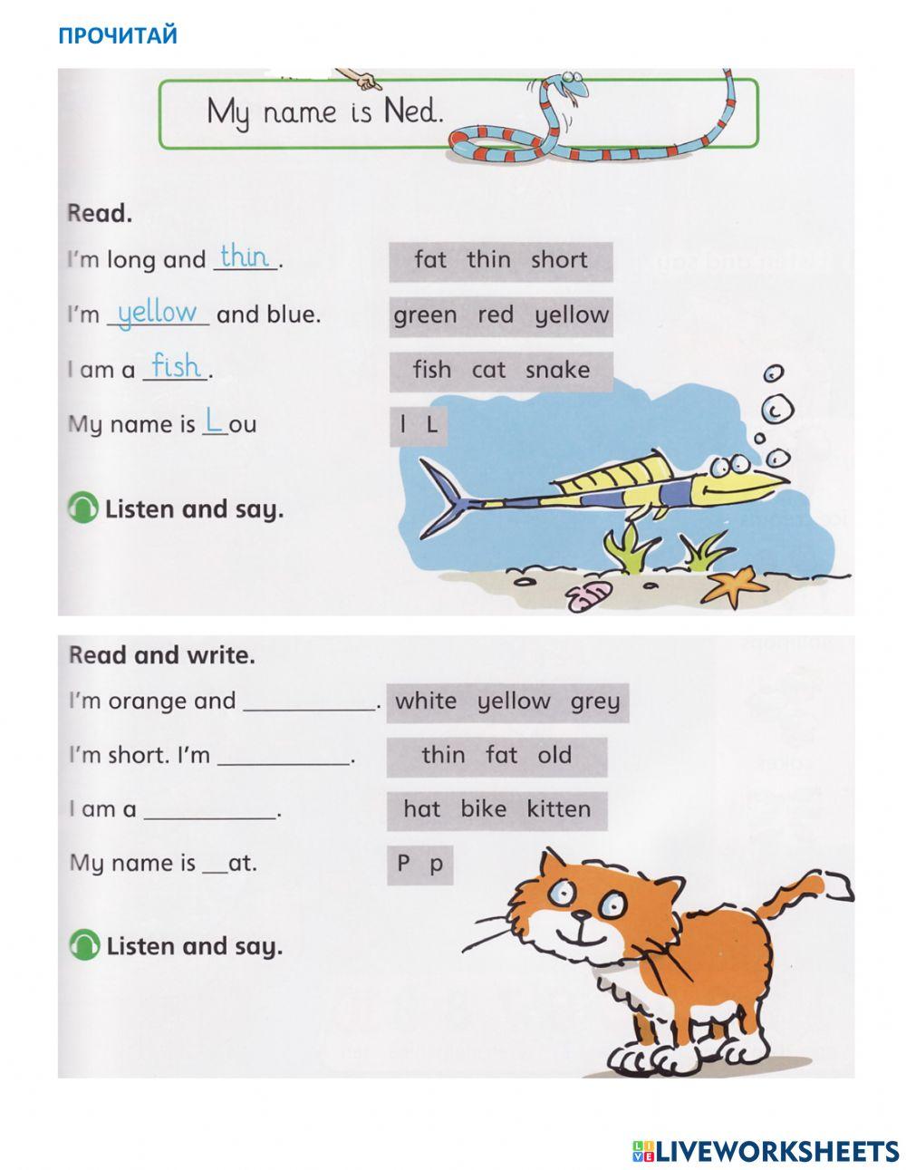 EW u 4 Reading worksheet | Live Worksheets