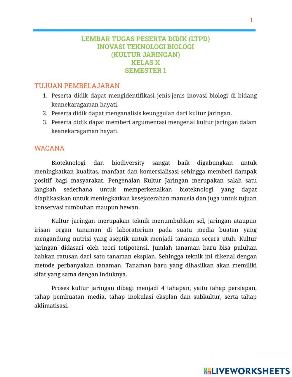 Ltpd inovasi teknologi biologi 2218535 | Miranti Ridwan