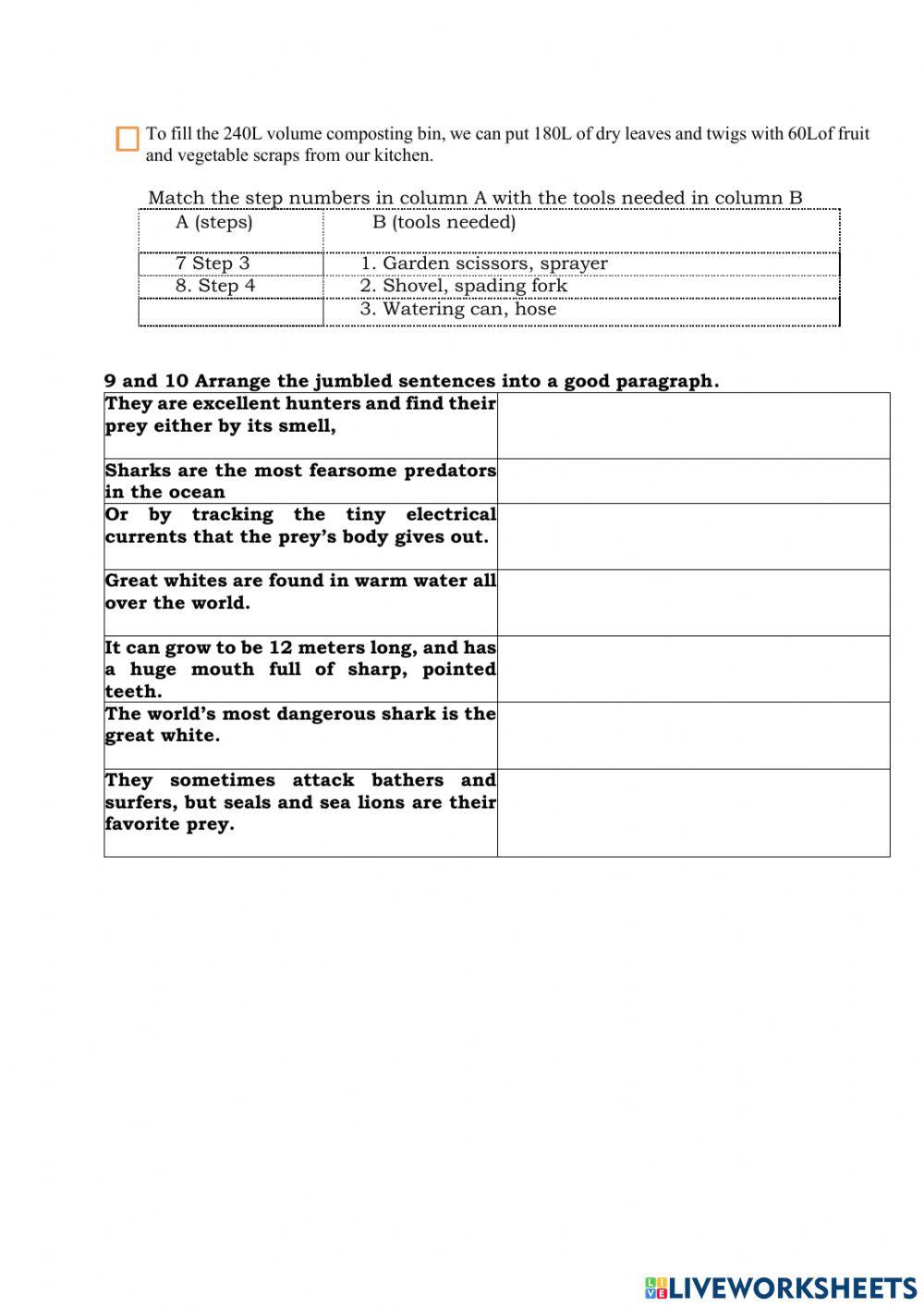 Test Liveworksheets interactive worksheet | Live Worksheets