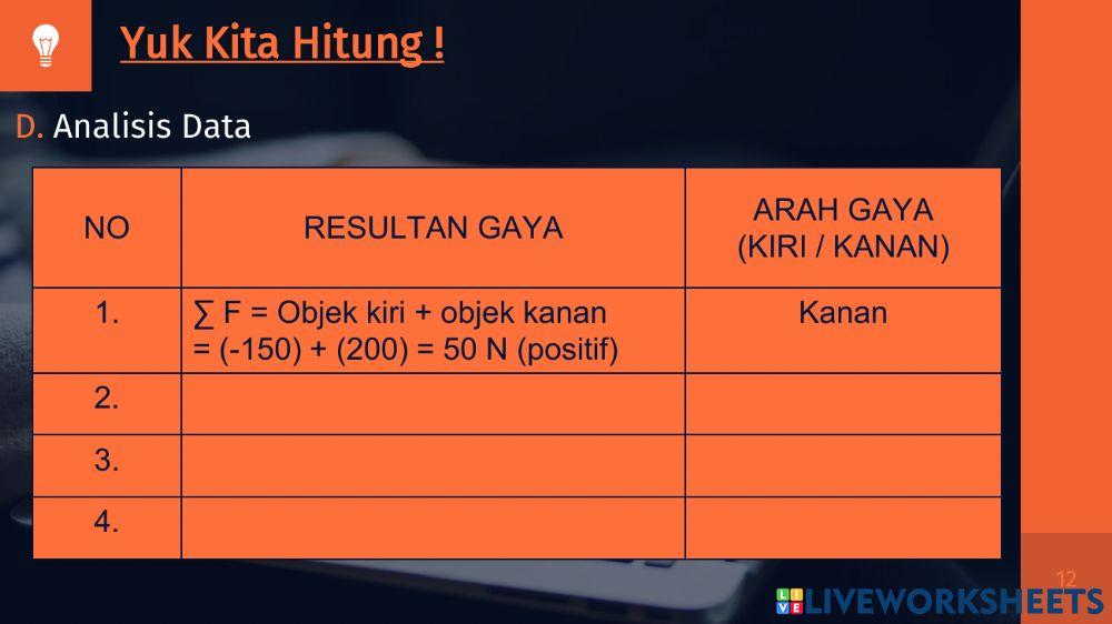 Lkpd gaya 2 worksheet | Live Worksheets