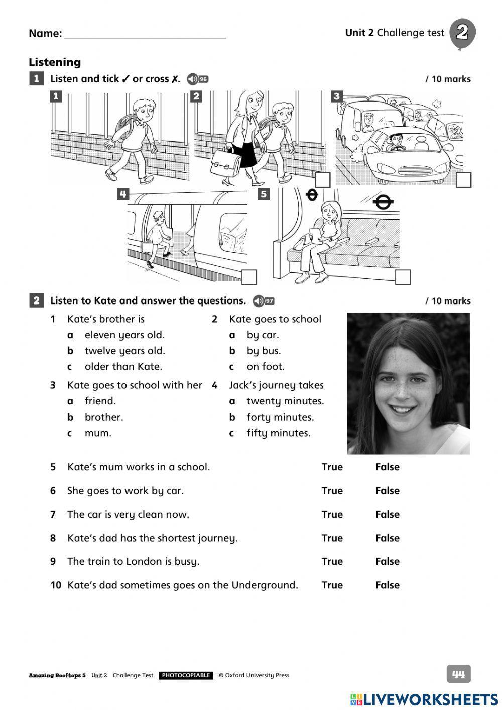 Rooftops 5 - Un… | Free Interactive Worksheets | 2882977