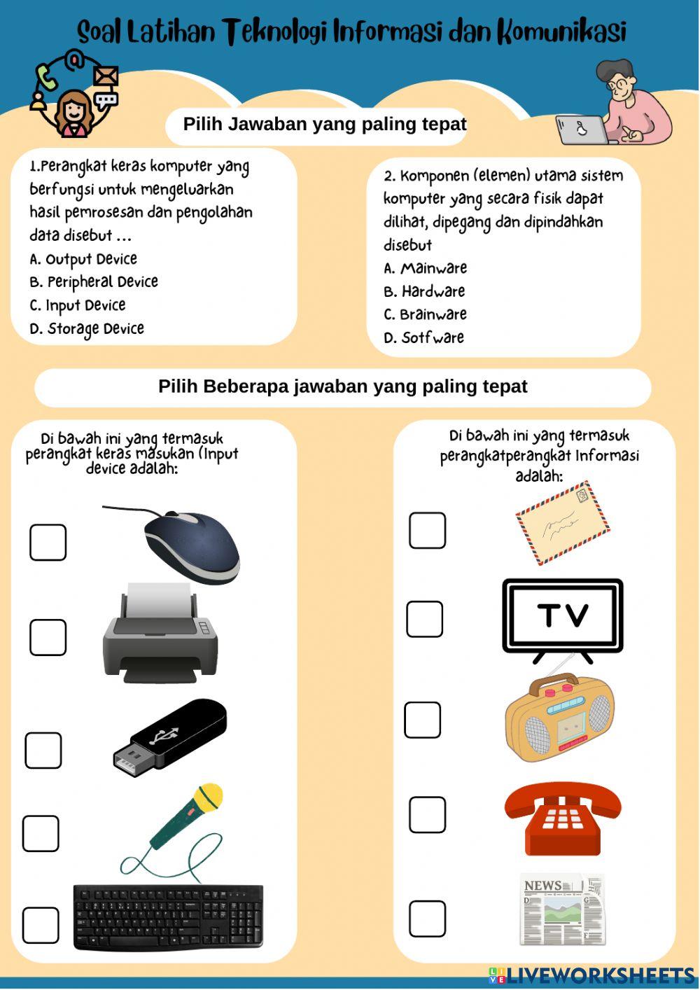 Latihan TIK activity | Live Worksheets