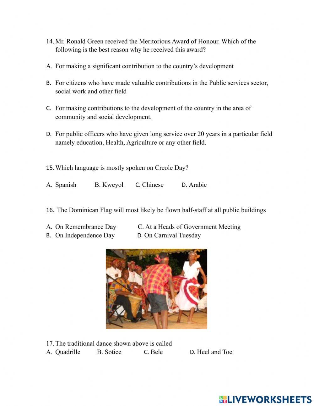 Patriotism Grade 5 and 6 2212 | Sheba Francis | Live