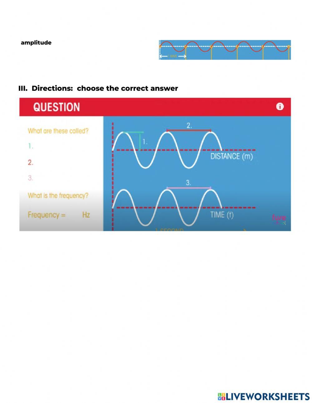 2221113 | Wave Motion | karimyers | LiveWorksheets