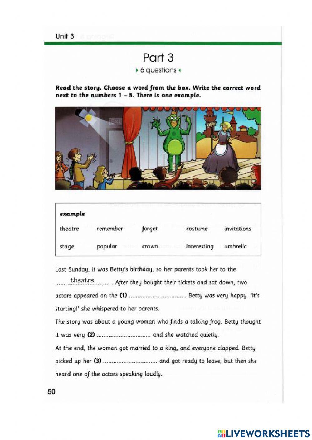 2883093 | Flyers- Reading and writing test 03 in Skills