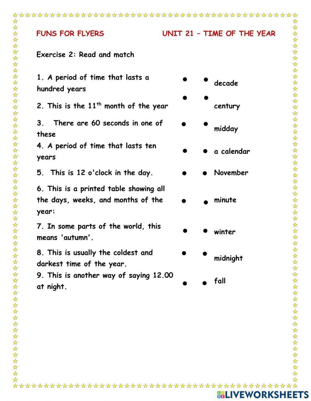 Fun For Flyers … | Free Interactive Worksheets | 2221766