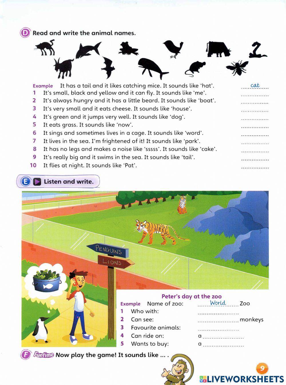 Fun for Movers | Free Interactive Worksheets | 2222092