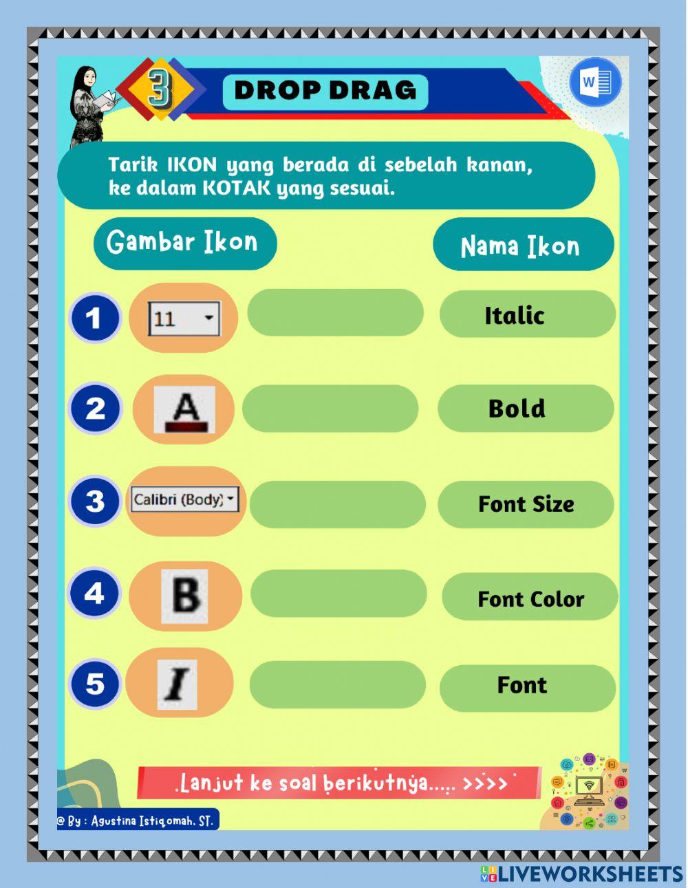 Latihan soal ti… | Free Interactive Worksheets | 2224673