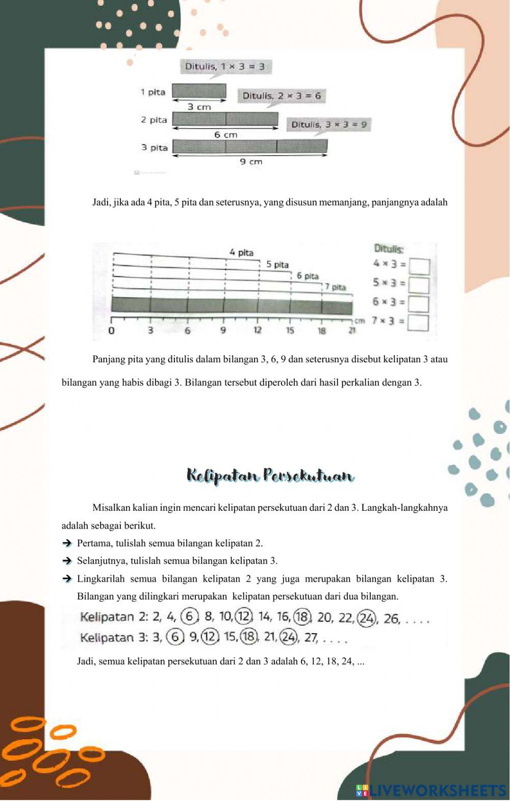 Bahan Ajar dan LKPD Kelipatan 2222932 | Putri Dewinta