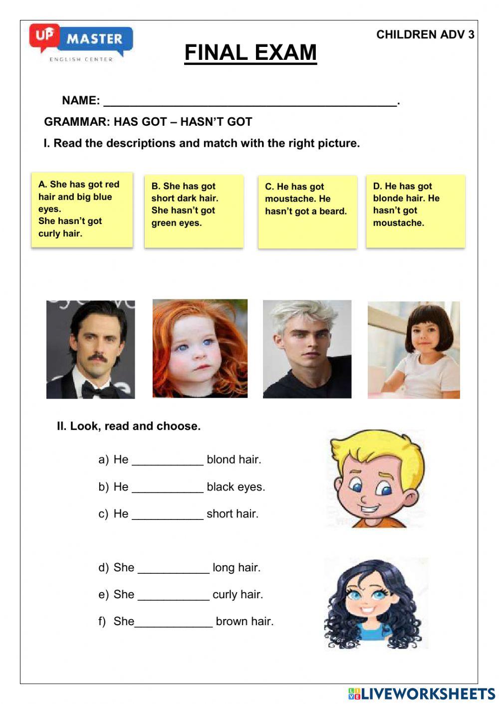 2223221 | Final exam | MARLENIOV | LiveWorksheets