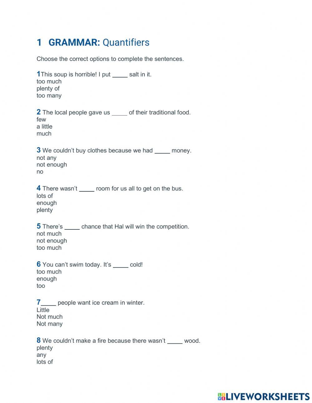 B1 | Free Interactive Worksheets | 2223289