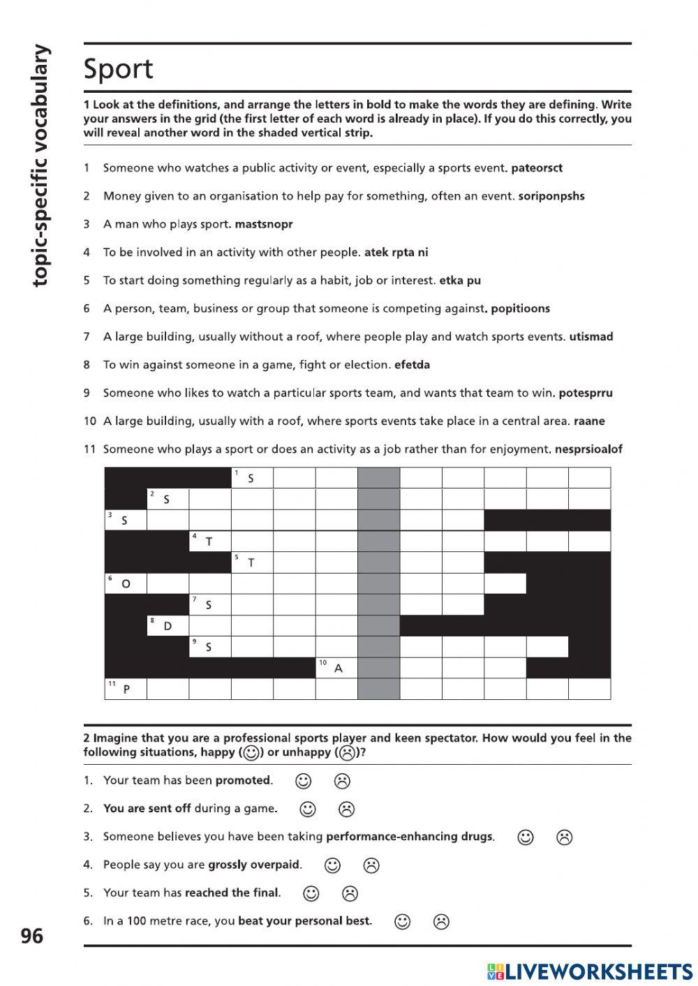 VocabularyTA-57 worksheet | Live Worksheets