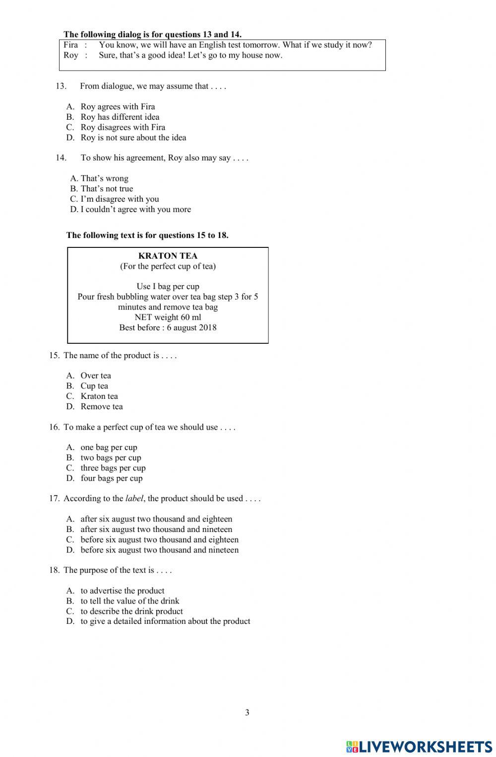 Soal Pas Bahasa Inggris Kelas 9 Tp 2022 2023 2223373