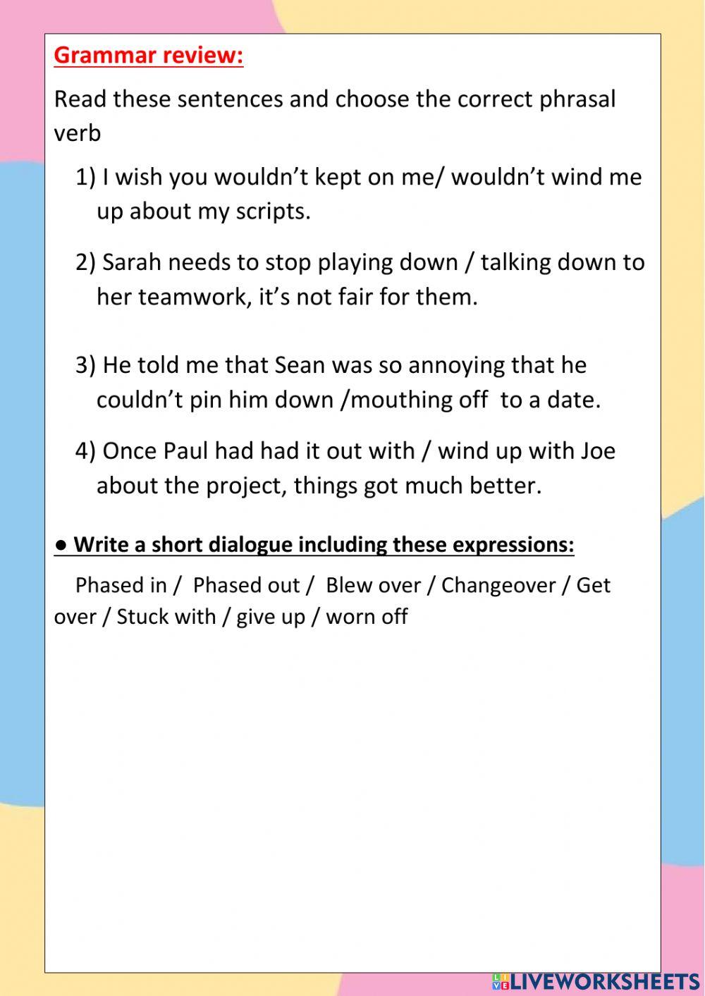 Agus's Test worksheet | Live Worksheets