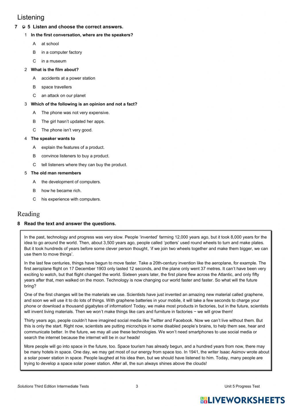 5369048 | Class 10 a. Progress test 5 | KristinaMin
