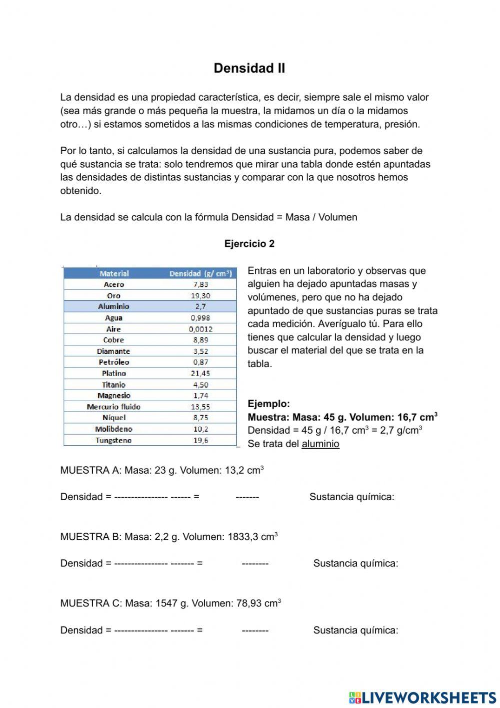 2224323 | Densidad II | 2qblog | LiveWorksheets