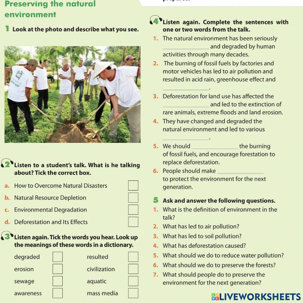 LISTENING PRACTICE online exercise for | Live Worksheets