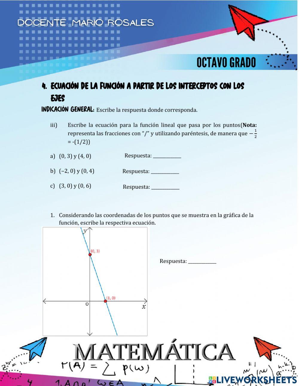 8°Grado.M2, L-7 2225159 | ESMATE_78M23 | Live Worksheets