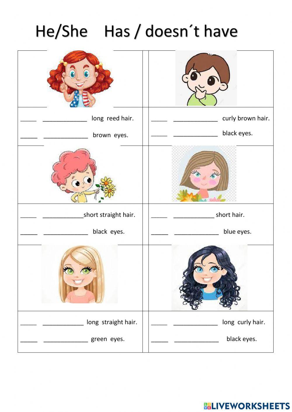 2225567 | Have has | Jimmyr200 | LiveWorksheets