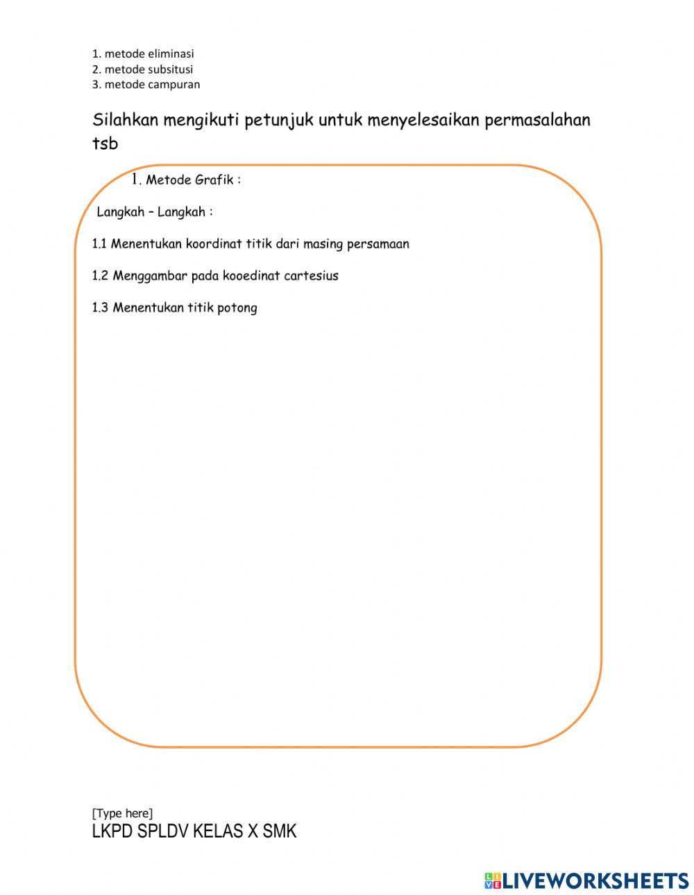 SPLDV online exercise for | Live Worksheets