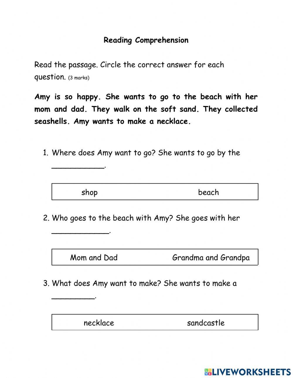 Language Arts Term One Test online exercise for | Live Worksheets